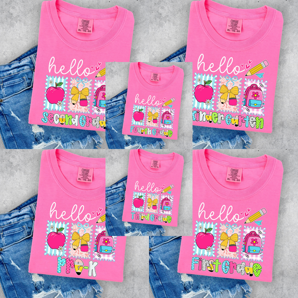 School • Hello Grade Levels – Cub House Customs