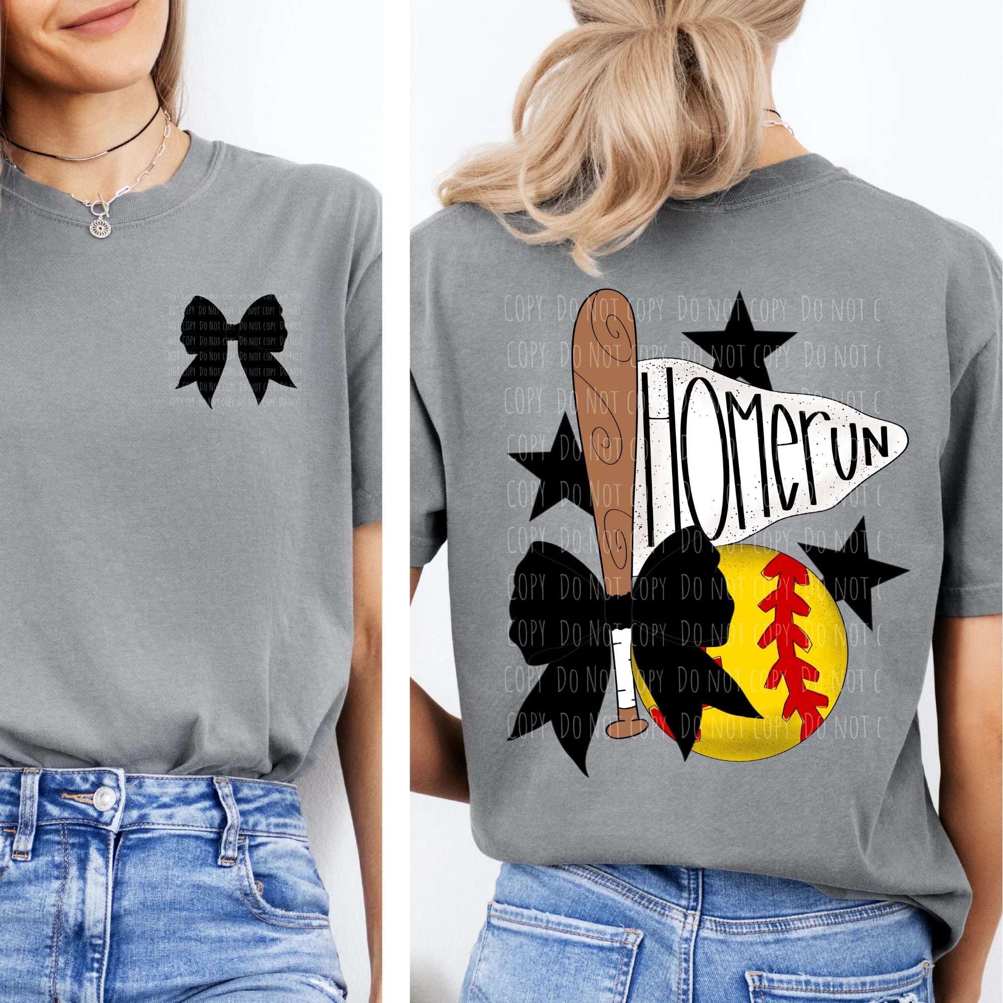 BASEBALL & SOFTBALL • SOFTBALL HOME RUN BLACK – Cub House Customs